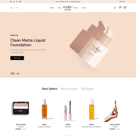 ThemeForest Makeaholic v1.7.6 [32981860] - Шаблон косметики для WordPress