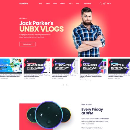 ThemeForest Valkivid v1.0.1 [39170871] - Шаблон контент-мейкера для WordPress
